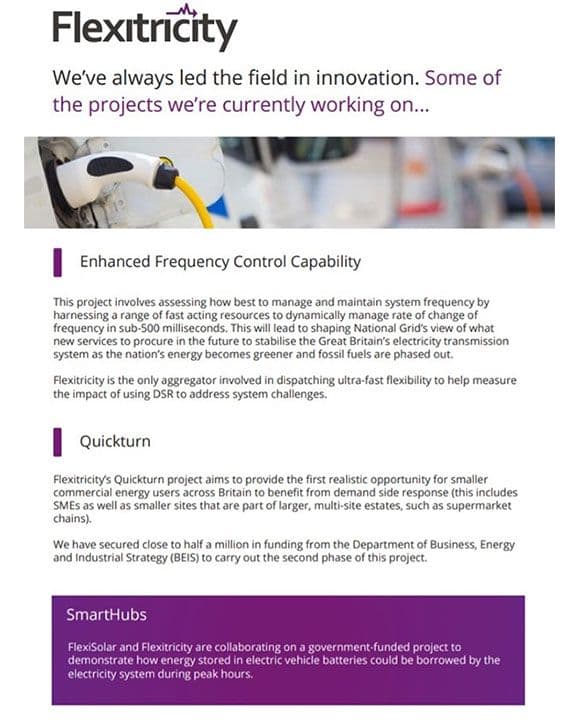 Flexitricity | Flexitricity